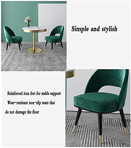 Office Business Hotel Lobby Dining Table Set, Office Meeting Room Small Conference Table Set, Reception Desk and Chair Set for Combination, 1 Table 4 Chairs Negotiating Table Office Leisure Marble Din