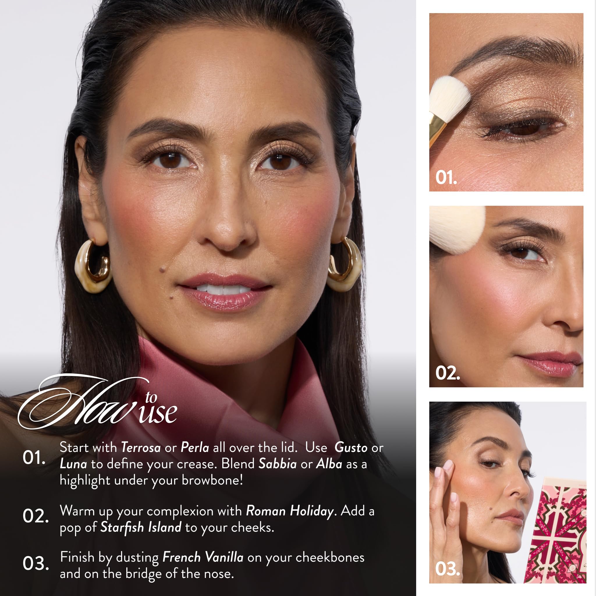 LAURA GELLER NEW YORK The Best of the Best Baked Palette - Tuscan Dreams - Full Size - Includes Bronzer, Blush, Highlighter and 6 Eyeshadows - Travel-Friendly