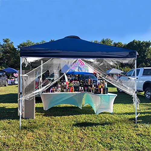 Turtle Life Clear Sidewall for 10 x 10 Pop up Straight Canopy Tent, Transparent Sunwalls, 1 Pack Panel Only