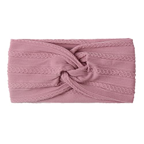Soft Hat for Kids Valentine's Day Boys' Fashion Twisted Pleated Daily Wear Soft Stretchy Head Comfortably Headwear Solid Kids (B, One Size)