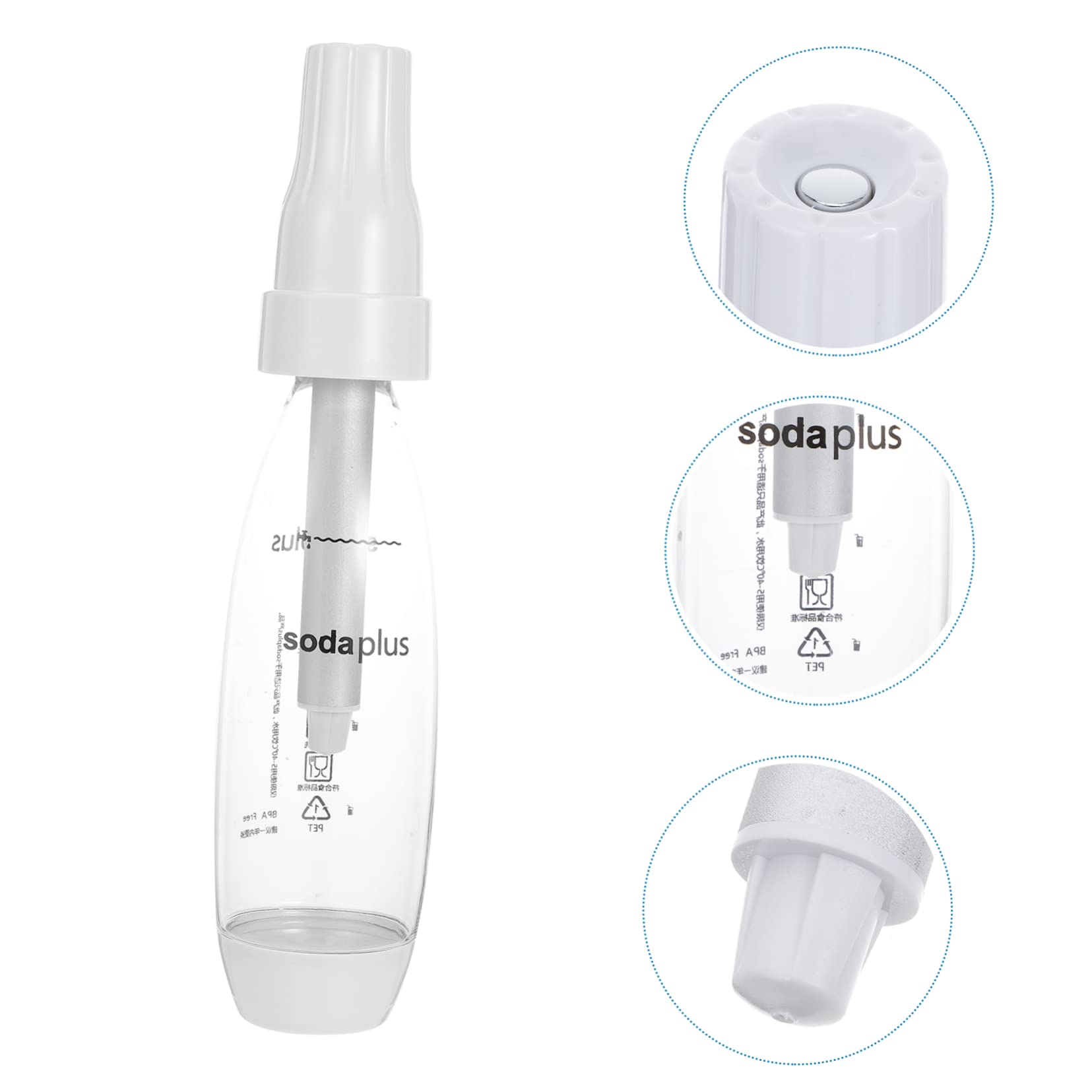 Abaodam Fizzy Water Machine Water Seltzer Maker Soda Maker for Home Manual Water Tool