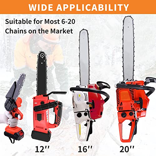 HOJILA Chainsaw Sharpener, Portable Chain Saw Sharpening Jig Kit, Suitable for All Kinds of Chain Saws and Electric Saws