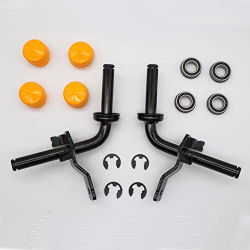 KIPA GY22251BLE GY22252BLE Steering Spindle Kit for John Deere LA100 LA105 LA115 LA120 Lawn Mower Tractors, Replace MPN GY21049BLE, GY21050BLE, Durable