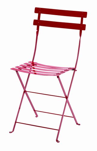 Fermob Bistro Folding Chair - Set of 2 (Poppy Red)
