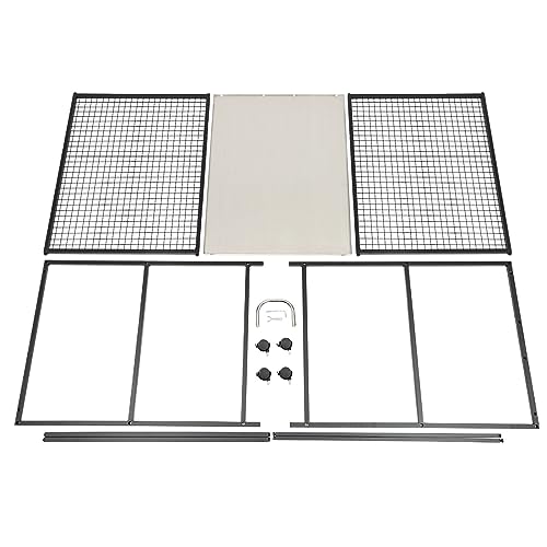 KarweuSu 3-Tier Shelf Food Preparation BBQ, Outdoor Cook Adjustable Station Table with Wheels, Heightened Bottom Grill Serving Cart Movable Trolley Storage (with Handle)