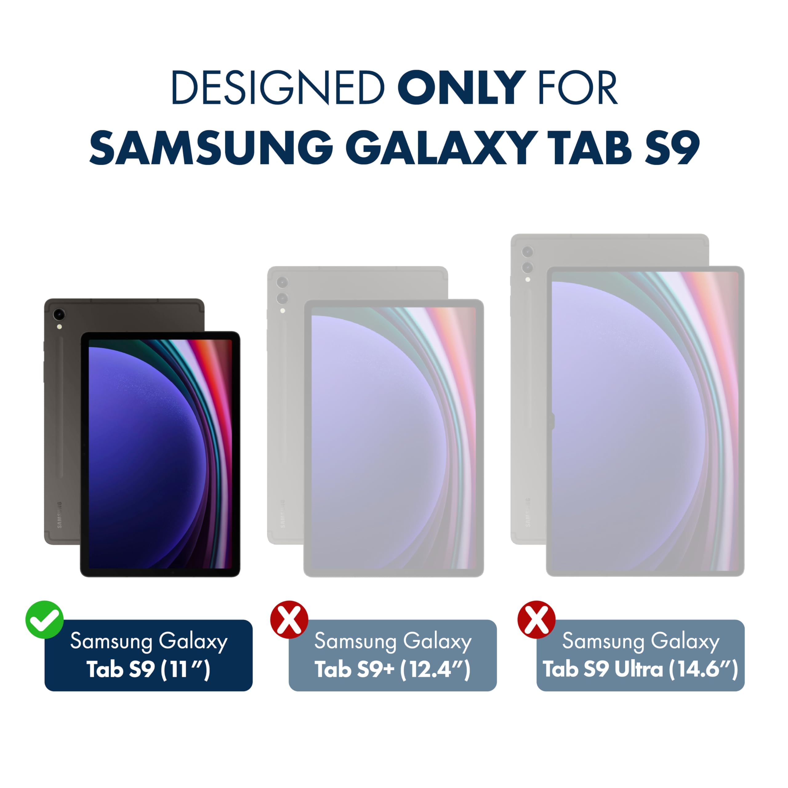 ArmorSuit 2 Pack Anti-Glare Screen Protector for Samsung Galaxy Tab S9 11" Max Coverage MilitaryShield Matte Film - Made in USA