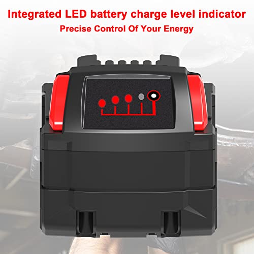 S SKSTYLE 5.0Ah Battery for Milwaukee M18 48-11-1850 2 Pack Lithium-Ion 18V Battery 48-11-1852