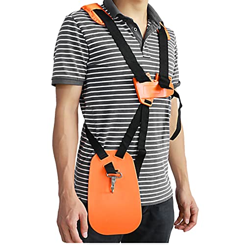 Weed Eater Strap Weed Wacker Strap Comfort String Trimmer Strap Double Shoulder Strap, Brush Cutter Nylon Belt Weed Eater Harness