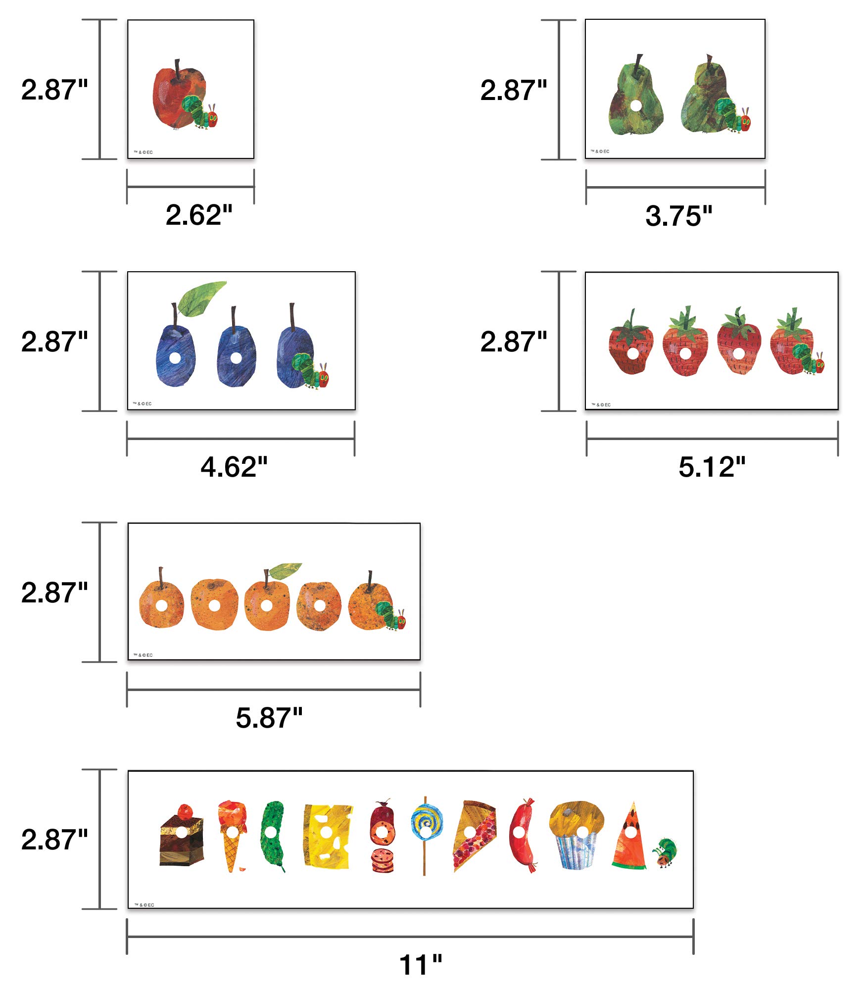 World of Eric Carle | The Very Hungry Caterpillar Learning Cards | English and Spanish, 67ct