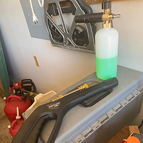 STYDDI Pressure Washer Gun Adapter with 1/4” Female Quick Connect Fitting Compatible with Portland, Ryobi, Greenworks, Husky Part Electric Power Washer