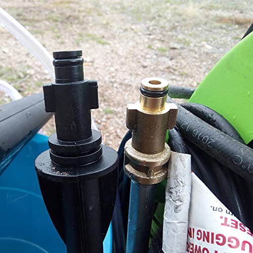 STYDDI Pressure Washer Gun Adapter with 1/4” Female Quick Connect Fitting Compatible with Portland, Ryobi, Greenworks, Husky Part Electric Power Washer