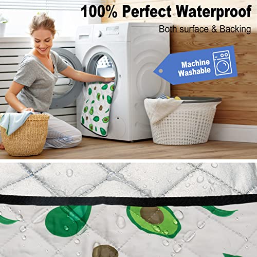 Picnic Blankets Extra Large, 79”x 77” Waterproof Foldable Beach Blanket, 3-Layer Outdoor Picnic Mat Blanket for Camping, Park, Beach, Grass