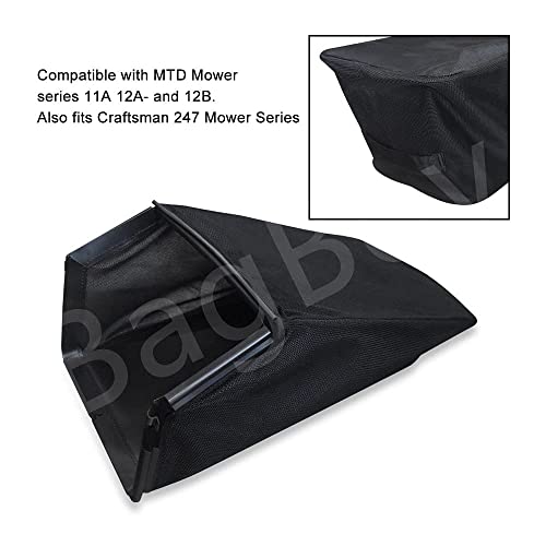 Braveboy 964-04154A Lawn Mower Grass Bag, Compatible with MTD/Craftsman 964-04154 - Fits 21β Lawn Mower Bag - (Without Grass Catcher Frame)