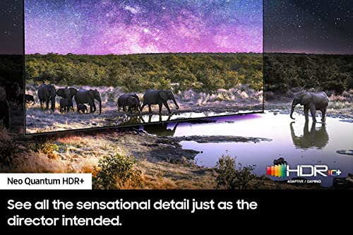 Samsung QN55QN90CAFXZA 55 Inch Neo QLED Smart TV with 4K Upscaling with a 5S-PS4-US1 4-Outlet Power with Omniport USB (2023)
