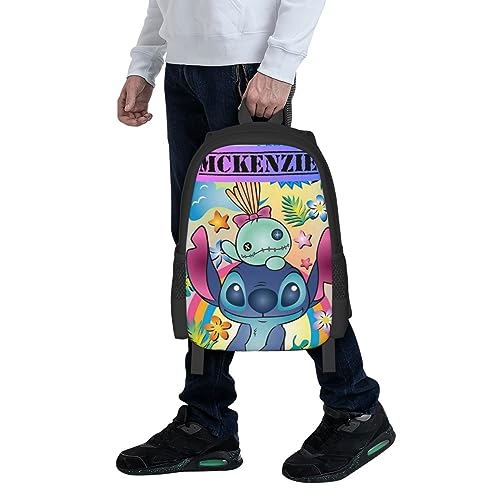 Anime Stitch Backpack Cartoon Anime Character Travel Rucksack Bag Cute Laptop Backpack Woman Men Casual Backpack Gifts