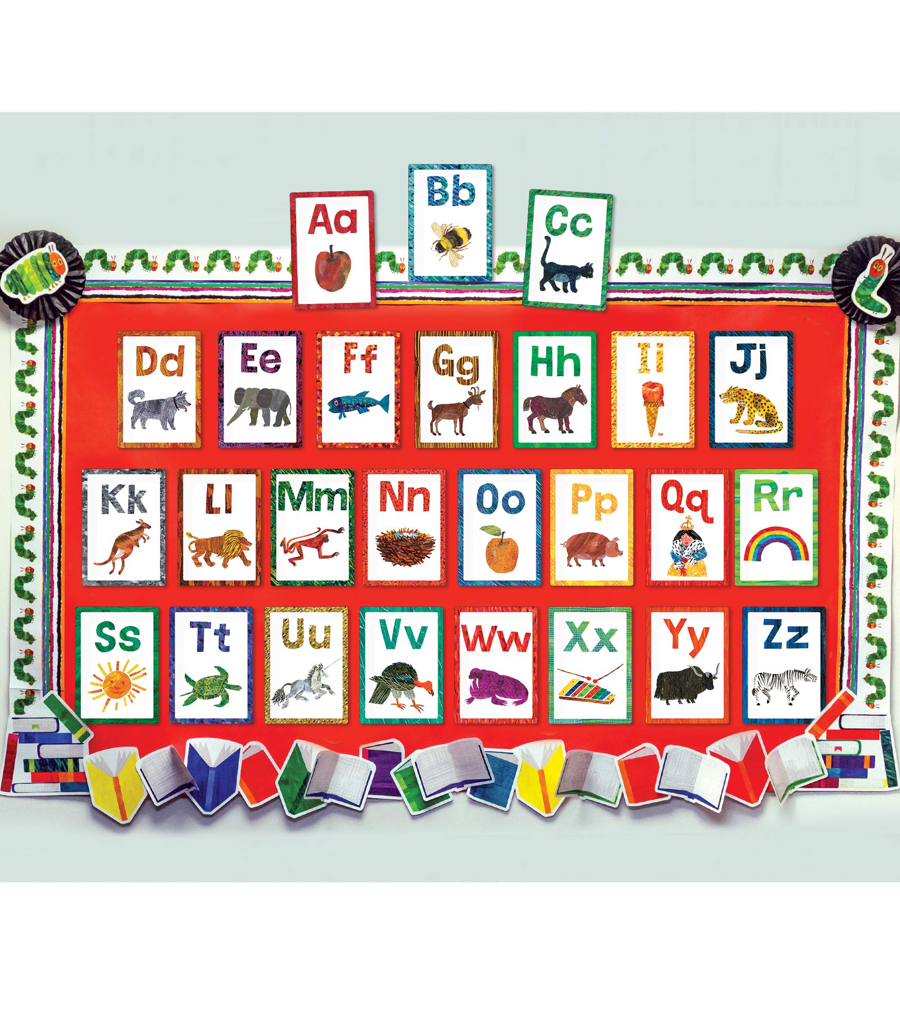 Carson Dellosa Education World of Eric Carle™ Alphabet Bulletin Board Set, 27 Pieces