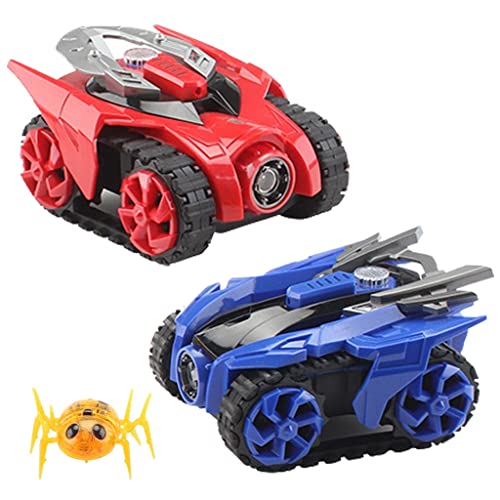 2.4g Infrared Double Entertainment Multi Player Rc Car with Crawling Toy A Sensory Interactive Gaming Blue Girls Plastic Storage