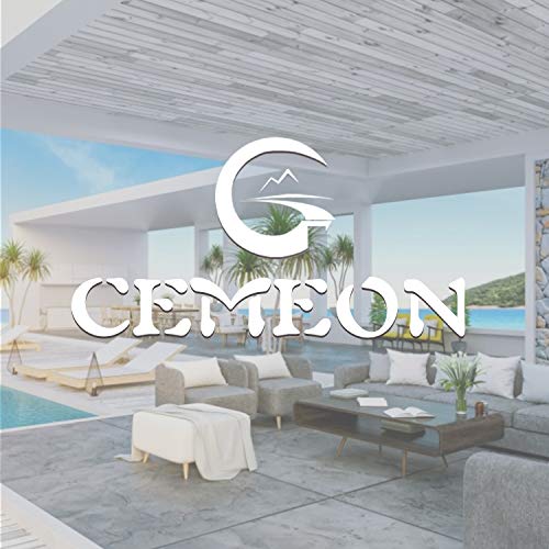 Cemeon 3-Piece Patio Bistro Set Outdoor Conversation Set, Brown Wicker Porch Chairs Set Garden Furniture with Coffee Table (Beige Cushion)