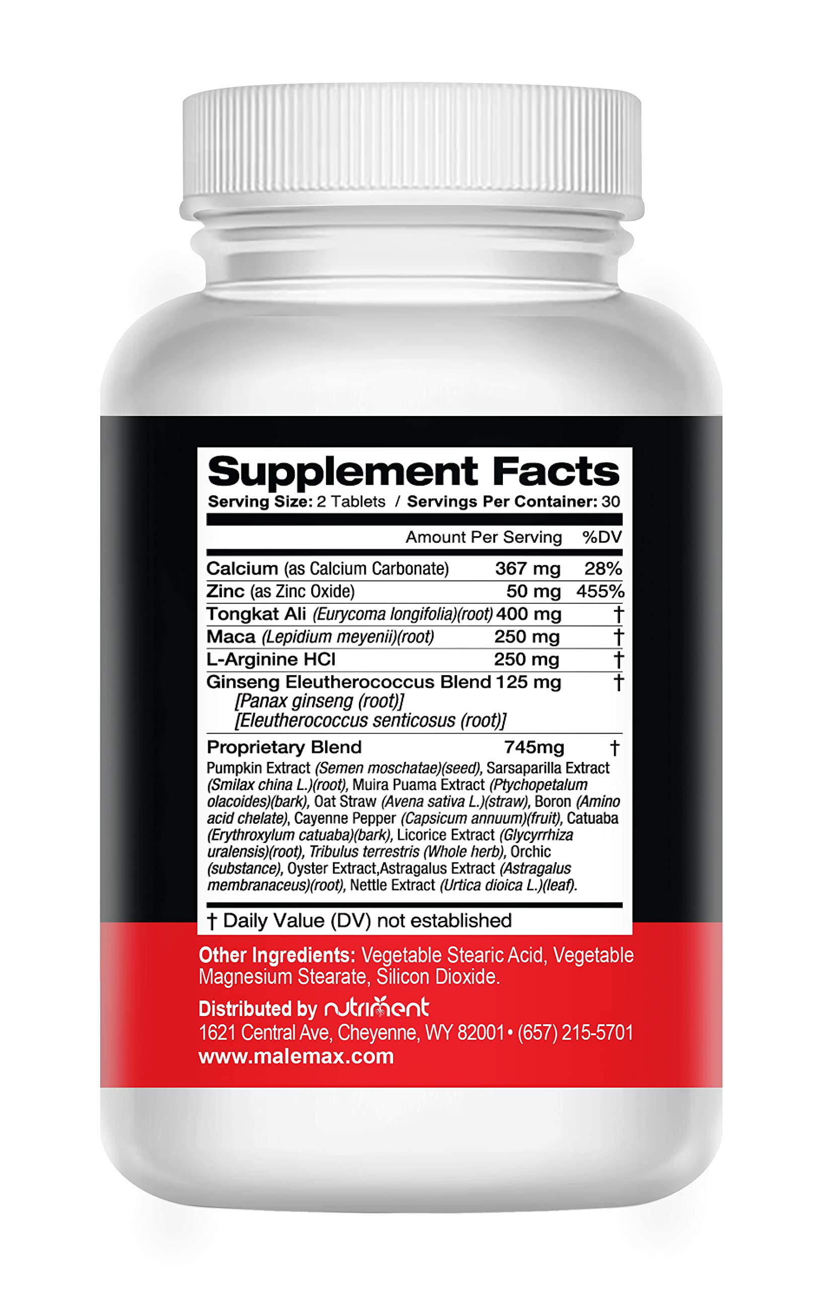 MaleMax Male Enlargement Pills- Amplify Male Size- Boost Up to 3 Inches Fast- Extend in Length, Engorge in Girth- Stamina Multiplier- 60 Tablets