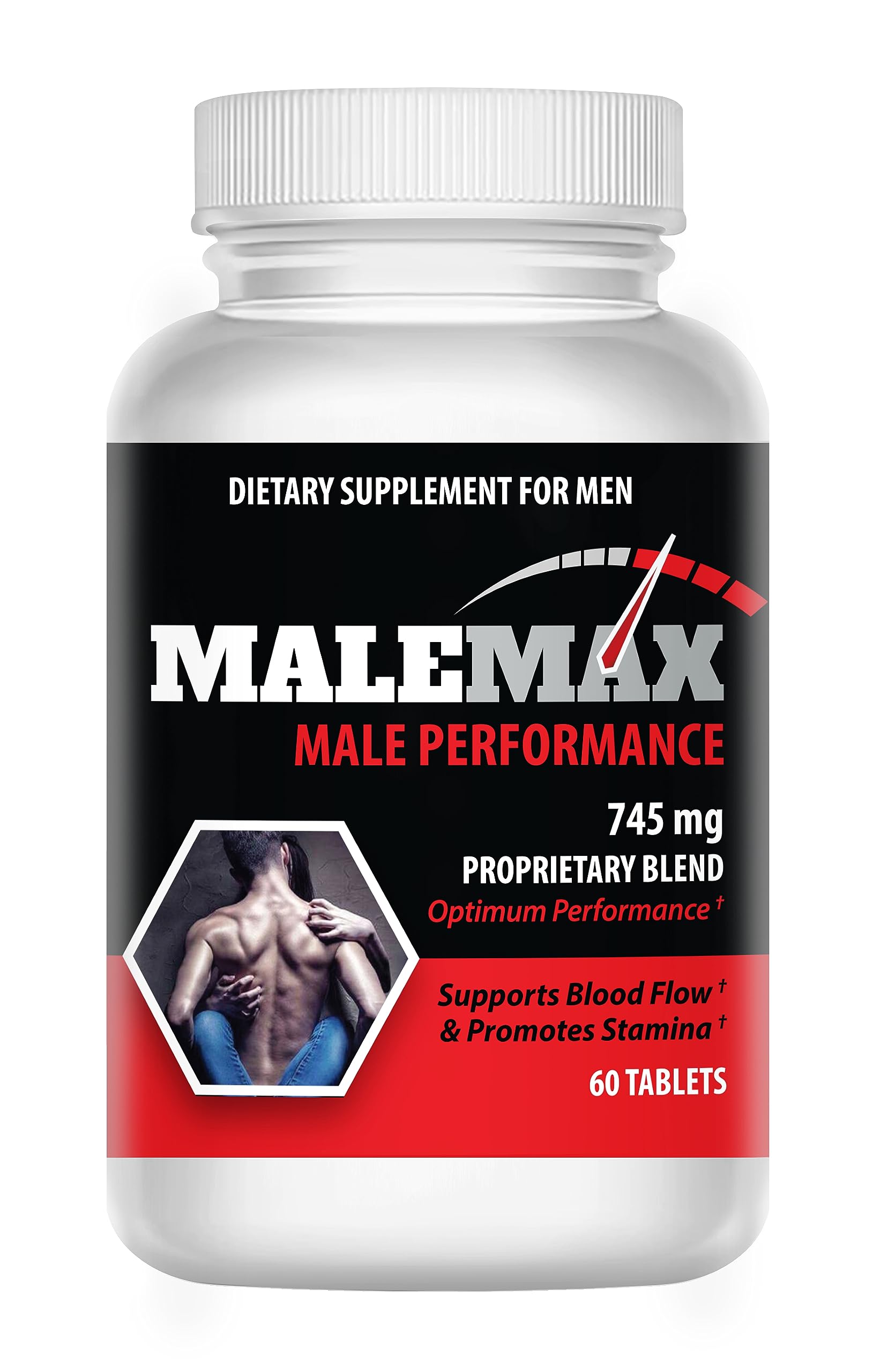 MaleMax Male Enlargement Pills- Amplify Male Size- Boost Up to 3 Inches Fast- Extend in Length, Engorge in Girth- Stamina Multiplier- 60 Tablets