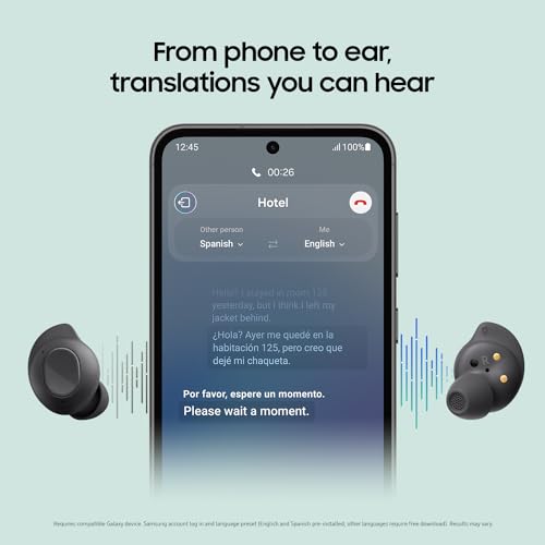 Samsung Galaxy Buds FE True Wireless Bluetooth Earbuds, Comfort and Secure in Ear Fit, Auto Switch Audio, Touch Control, Built-in Voice Assistant, White [US Version, 1Yr Manufacturer Warranty]