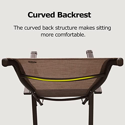 PURPLE LEAF Outdoor Zero Gravity Lounge Chair Patio Wicker Rattan Recliner Chairs Beach Pool Lawn Camping Indoor Office Deck Lounger Chair for Outside Folding Reclining Chair, Coffee