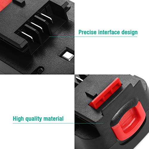Powerextra 12V 3.7Ah HPB12 Replacement Battery Compatible with Black & Decker 12V HPB12 A1712 FS120B FSB12 A12 A12-XJ A12EX FS120B FSB12 (2 Pack hpb12)