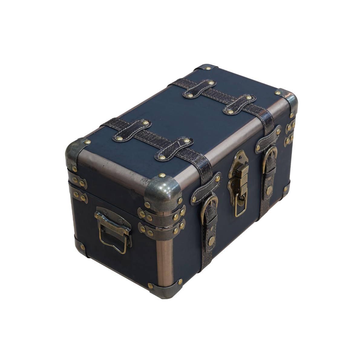 Kepciti Decorative Storage Box - Antique Wooden Manual Box with Cover, Gift & Home Decor (13.38 * 7.87 * 7.87 inch)