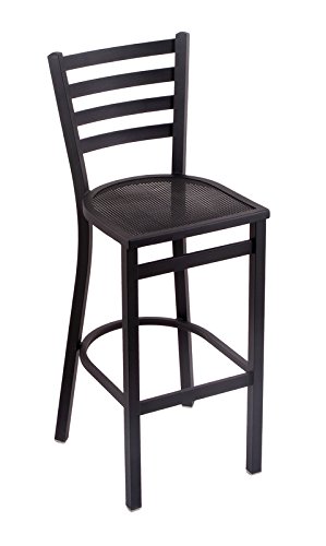 Holland Bar Stool OD400 Jackie Counter Outdoor Stool, 25", Black Wrinkle