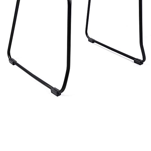 ARMEN LIVING LCSHSICH Shasta Outdoor Metal and Rope Stackable Dining Chair-Set of 2, Gray