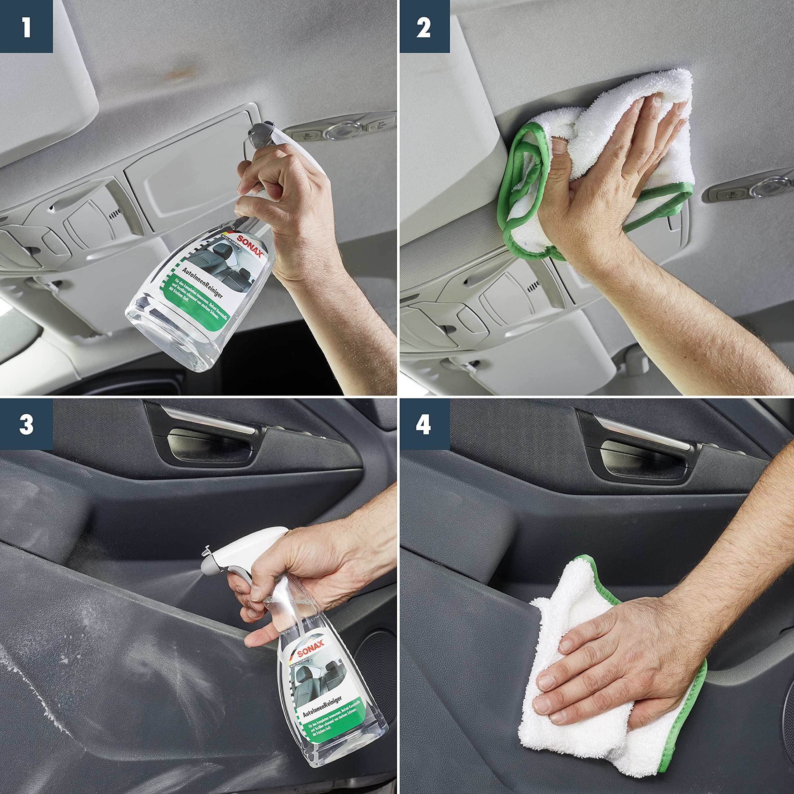 SONAX INTERIOR CLEANER (500 ml) - Gently removes stubborn dirt. With a fresh fragrance. | Item-No. 03212000-544