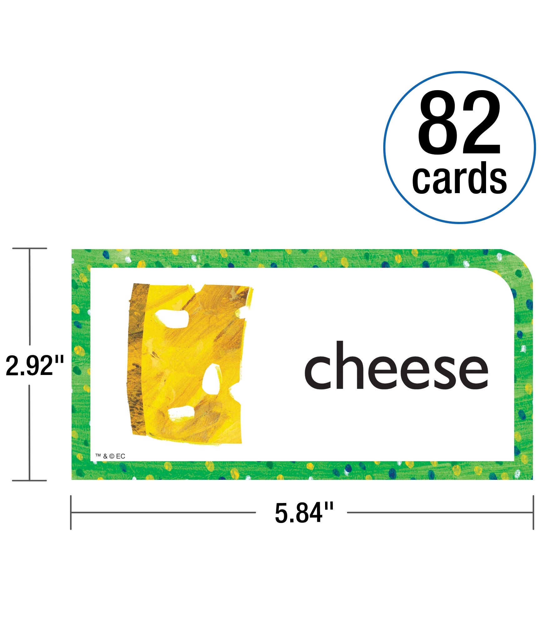 World of Eric Carle | First Words Flash Cards | English , 82ct