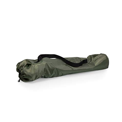 PTZ Camp Chair - Picnic Chair - Beach Chair with Carrying Bag, (Khaki Green)