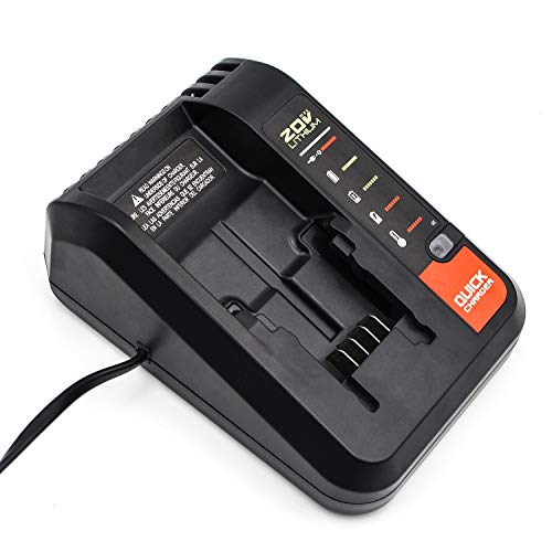 20V MAX Lithium Battery Quick Charger PCC692L Compatible with Porter-Cable 20V Battery PCC680L PCC685LP