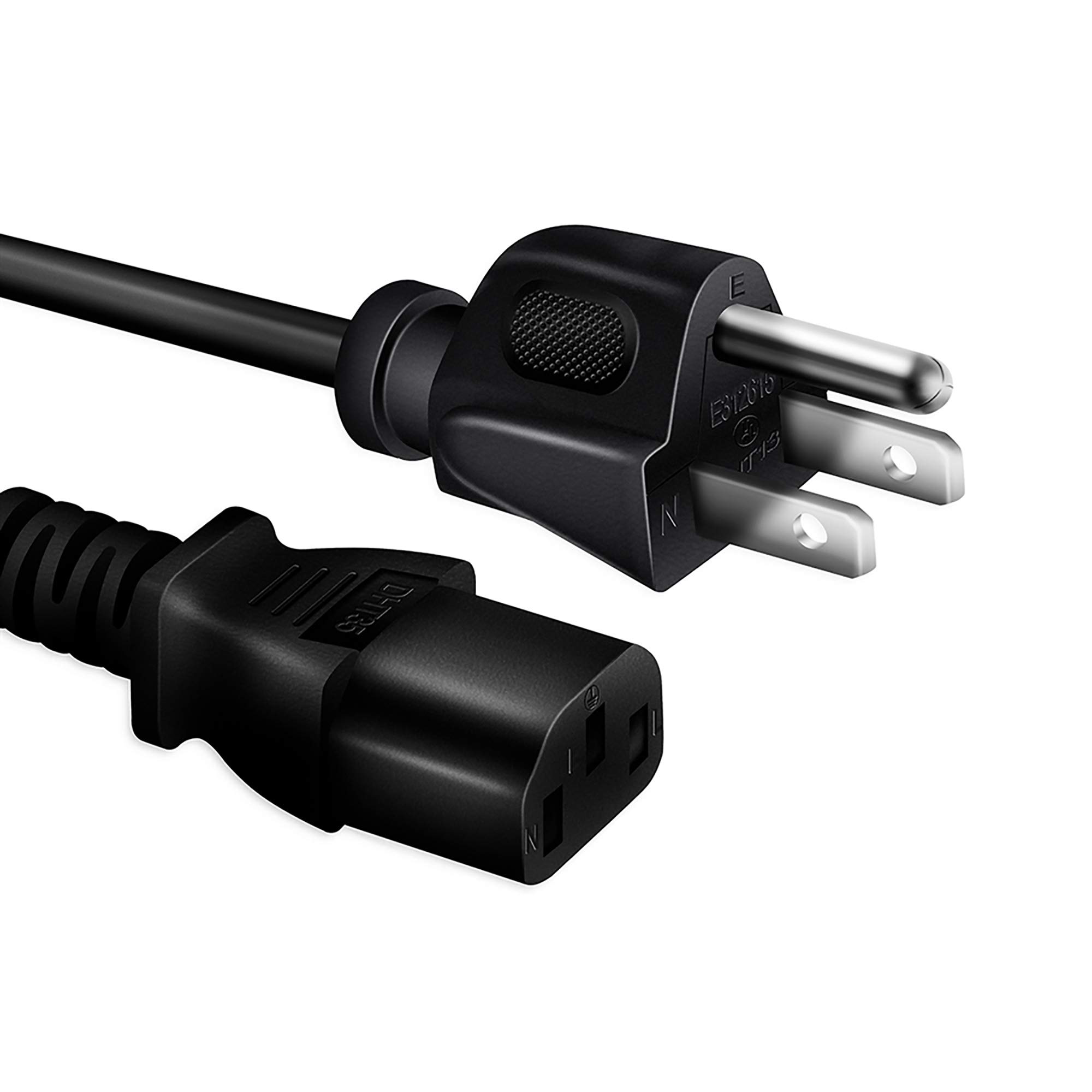 PKPOWER 6ft AC Power Cord Cable for LG 60PA5500-UG 60PN5300-UF 60PV450-UA 3-Prong Wire