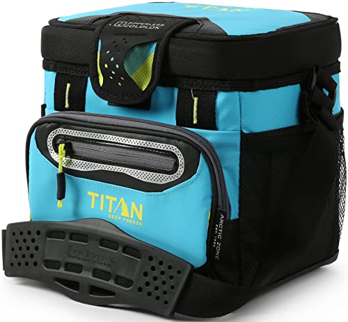 Arctic Zone Titan Deep Freeze Cooler - 9 Can Zipperless Hardbody Cooler - Deep Freeze Insulation, HardBody Liner, and SmartShelf