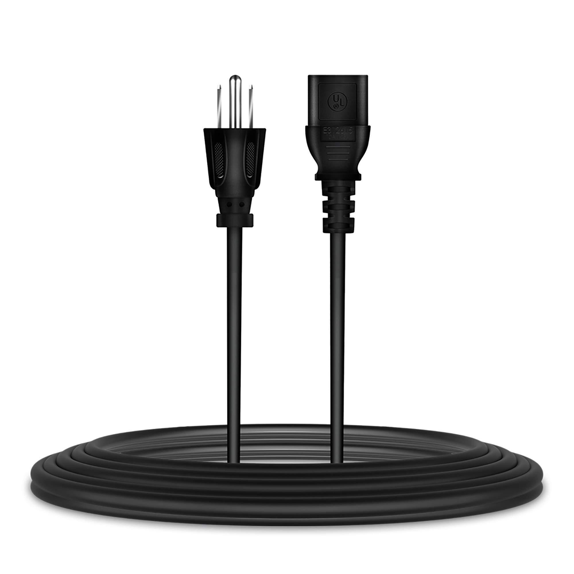 PKPOWER 6ft AC Power Cord Cable for LG 60PA5500-UG 60PN5300-UF 60PV450-UA 3-Prong Wire