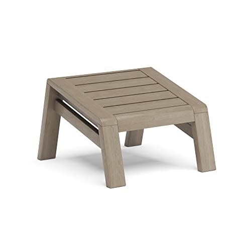 homestyles 5675-12-90 Sustain Outdoor Lounge Chair with Ottoman, Gray