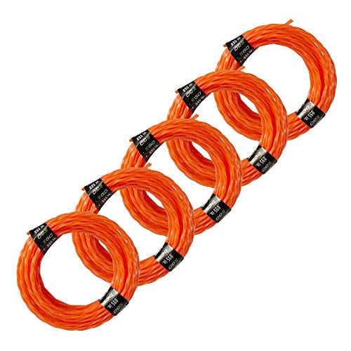 EGO Power+ AL2420P Pre-Cut 0.095-Inch Twisted Line (5-Pack) for EGO 56-Volt 15-Inch Trimmer & Multi-Head String Trimmer Attachment