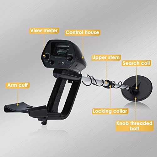 Finderomend Metal Detector MD-4030 Pro Waterproof Metal Detector Underground Search Coil,high Accuracy Adjustable Height (with Headphone and Shovel) (Updated 3)