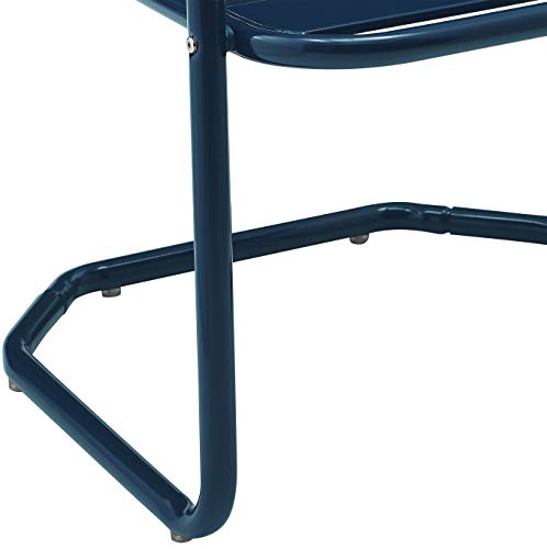 Crosley Furniture CO1030-NV Brighton Retro Metal Chair, Navy