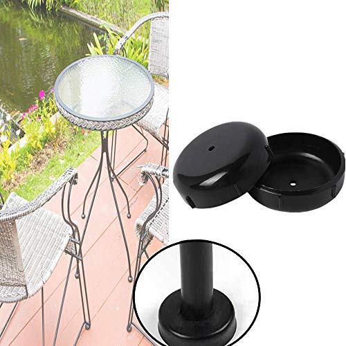 Wrought Iron Chair Glide Protector - Patio Outdoor Furniture Table Feet Leg Cap 1-1/2" Diameter Replace Accessories (16pcs)