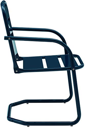 Crosley Furniture CO1030-NV Brighton Retro Metal Chair, Navy