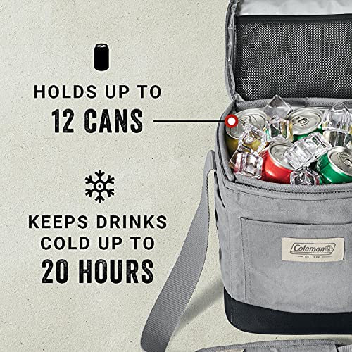 Coleman Cooler Bag, Soft Sided Cooler, Backroads Series Leakproof Insulated Lunch Bag, Beach Cooler Bag, Camping Cooler, Picnic Cooler Bag