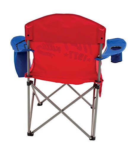 Margaritaville Outdoor Quad Folding Chair - 1977 - Red/Blue, 21.5"" x 36.5"" x 37.5""" (630251-1)