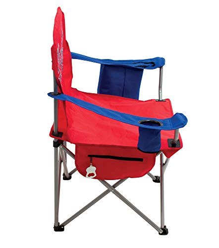 Margaritaville Outdoor Quad Folding Chair - 1977 - Red/Blue, 21.5"" x 36.5"" x 37.5""" (630251-1)