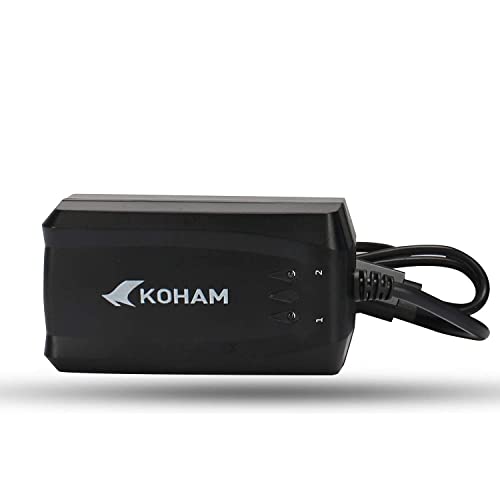 KOHAM Professional Cordless Electric Pruning Shears with 2pcs Backup Rechargeable Battery & Extra 1pcs Safety Charger
