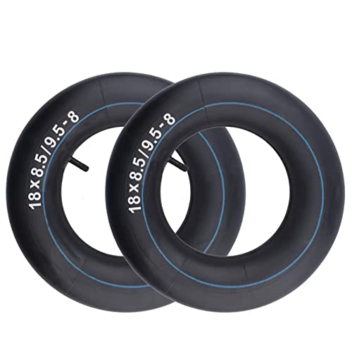 18x8.50-8/18x9.50-8 Inner Tube Replacement for Mowers, Hand Trucks, Wheelbarrows, Carts, Premium Lawn and Garden Inner Tube (2-Pack)