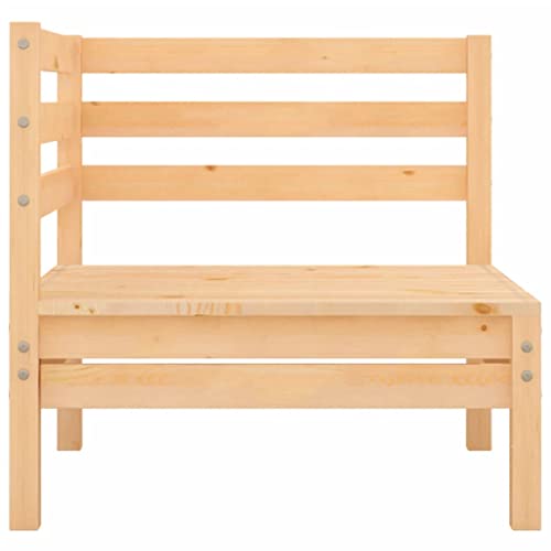 vidaXL Patio Corner Sofa Solid Pinewood