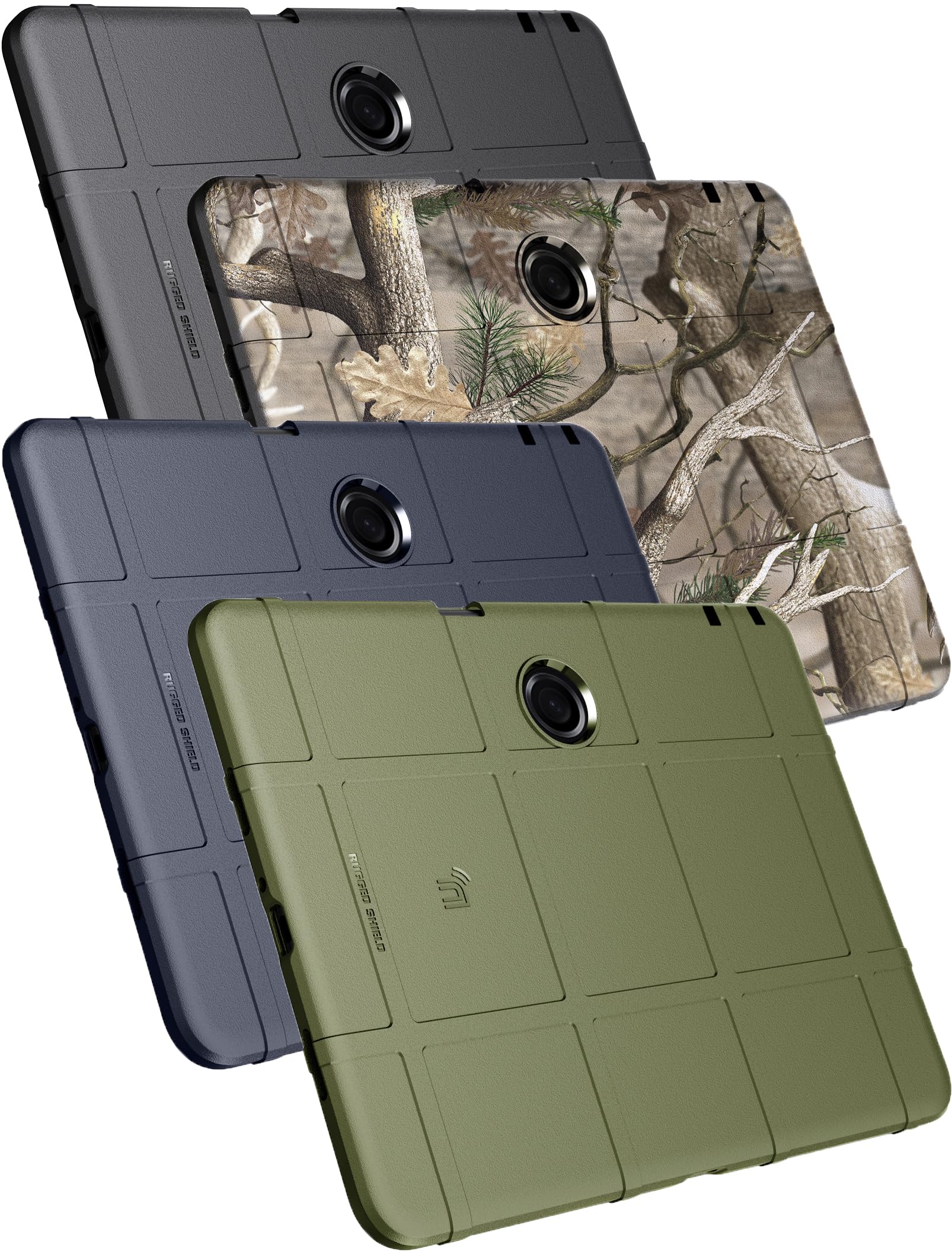 Case for OnePlus Pad 11.6" Tablet (2023), Nakedcellphone Special Ops Tactical Armor Rugged Shield Protective Cover [Anti-Fingerprint, Matte Grip Texture] with Stylus Holder Slot - Matte Black